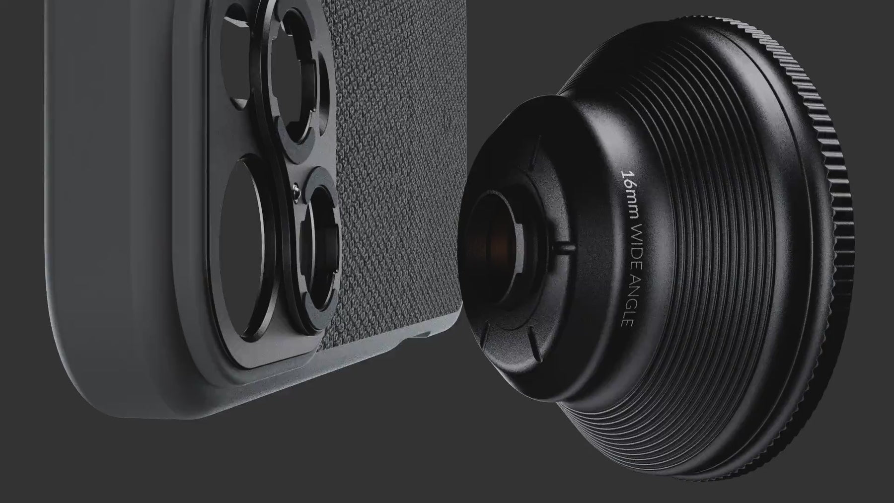 S.Mount Camera Case - iPhone Fabric (Light Grey) – ShiftCam Gear